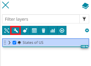 Managing Layer Settings - MapStore